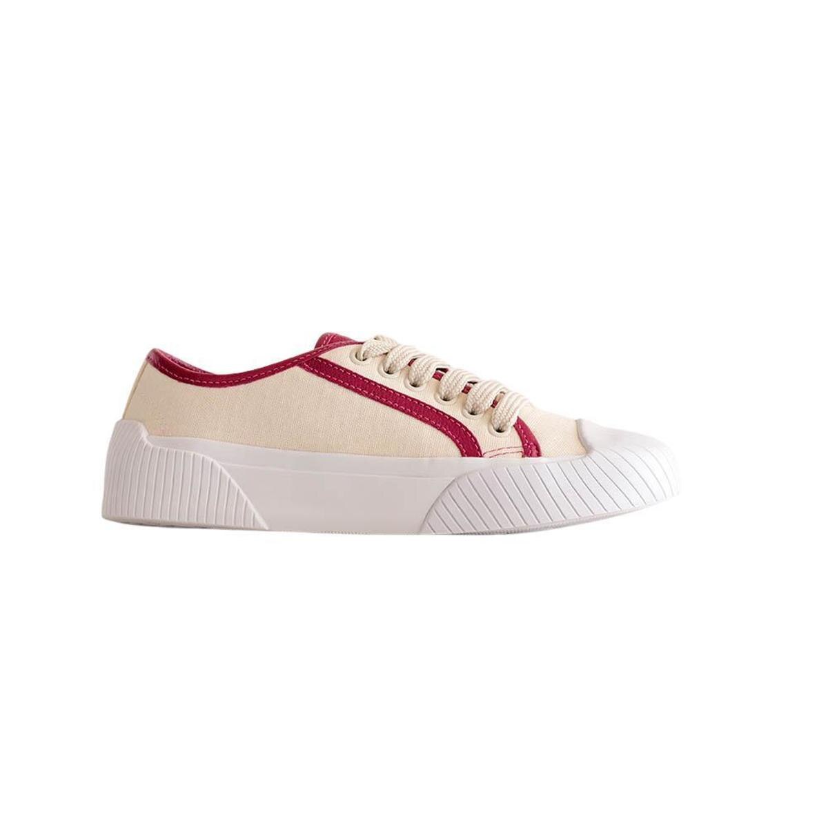 Tenis Feminino Amanaki Melbourne 47 Lona - Creme | Netshoes