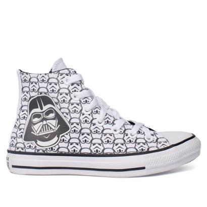 Tênis Feminino Converse All Star Star Wars Darth Vader Branco/Preto ...