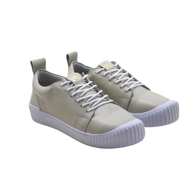 Tênis Feminino Couro Legítimo Casual Moderno Solado Flat/Caixa ...