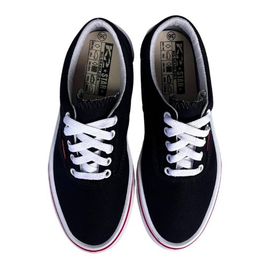 Tênis Feminino e Masculino Casual K2 Star Tradicional - Preto | Netshoes