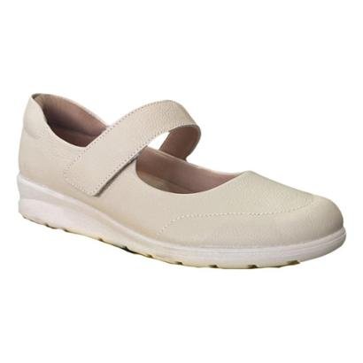 Tênis Feminino Estilo Boneca Calce Facil Usaflex Creme 37 - Creme ...