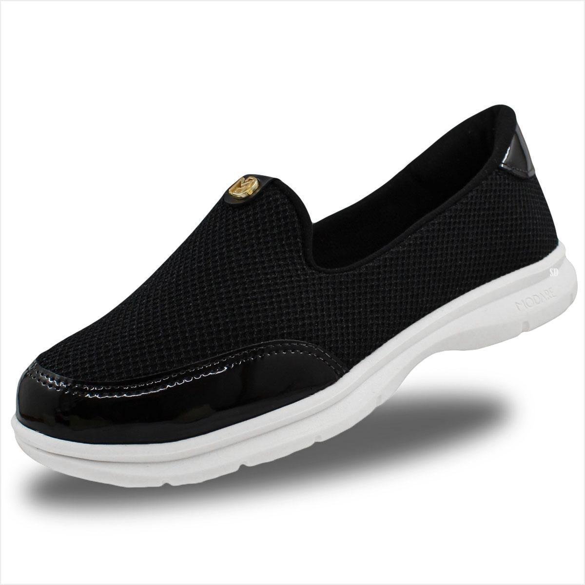 Tênis Feminino Modare Linha Ultraconfortável - Preto | Netshoes