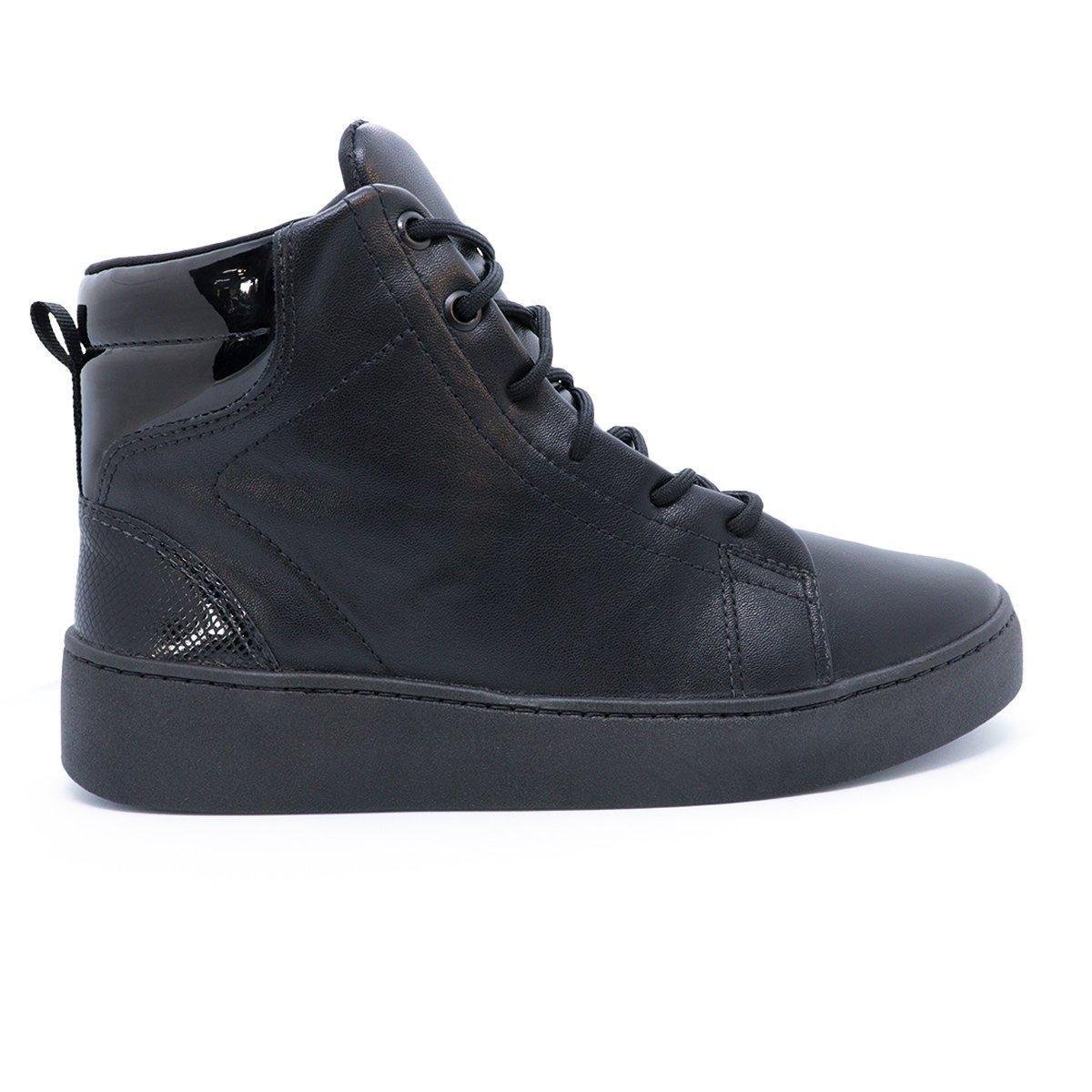 Tenis Feminino Ramarim Snake Plus - Preto - Preto | Netshoes
