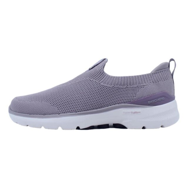 TÊNIS FEMININO SLIP-ON SKECHERS GO WALK 6 - Lilás | Netshoes