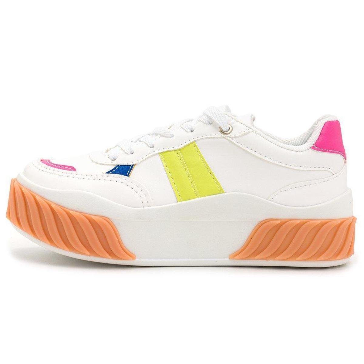 Tenis Feminino Social Juliette Branco - Branco | Netshoes
