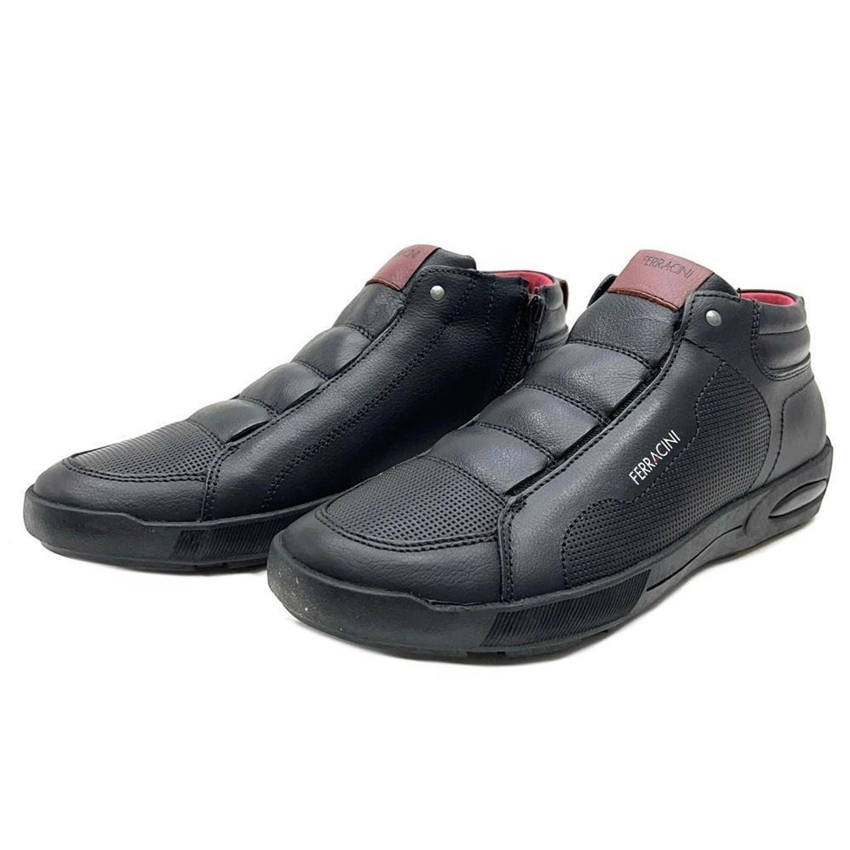 Tênis Ferracini Slip On Casual - Preto | Netshoes