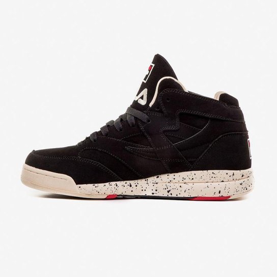 Tênis Fila Mid Squad Basketball Retro - Preto | Netshoes