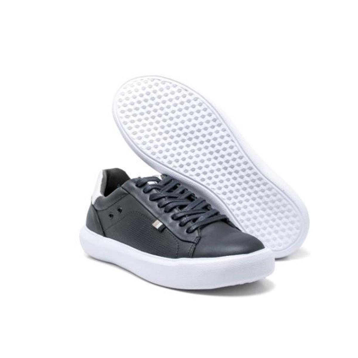 Tênis FRANCA GRIFFE Casual Básico Confortável Masculino - Preto | Netshoes