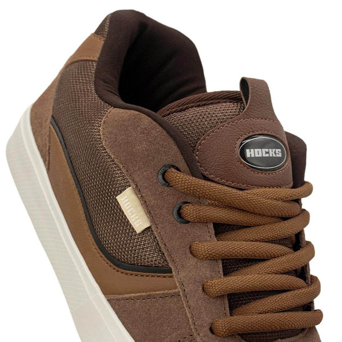 Tênis Hocks Puff Brilhante - Marrom | Netshoes