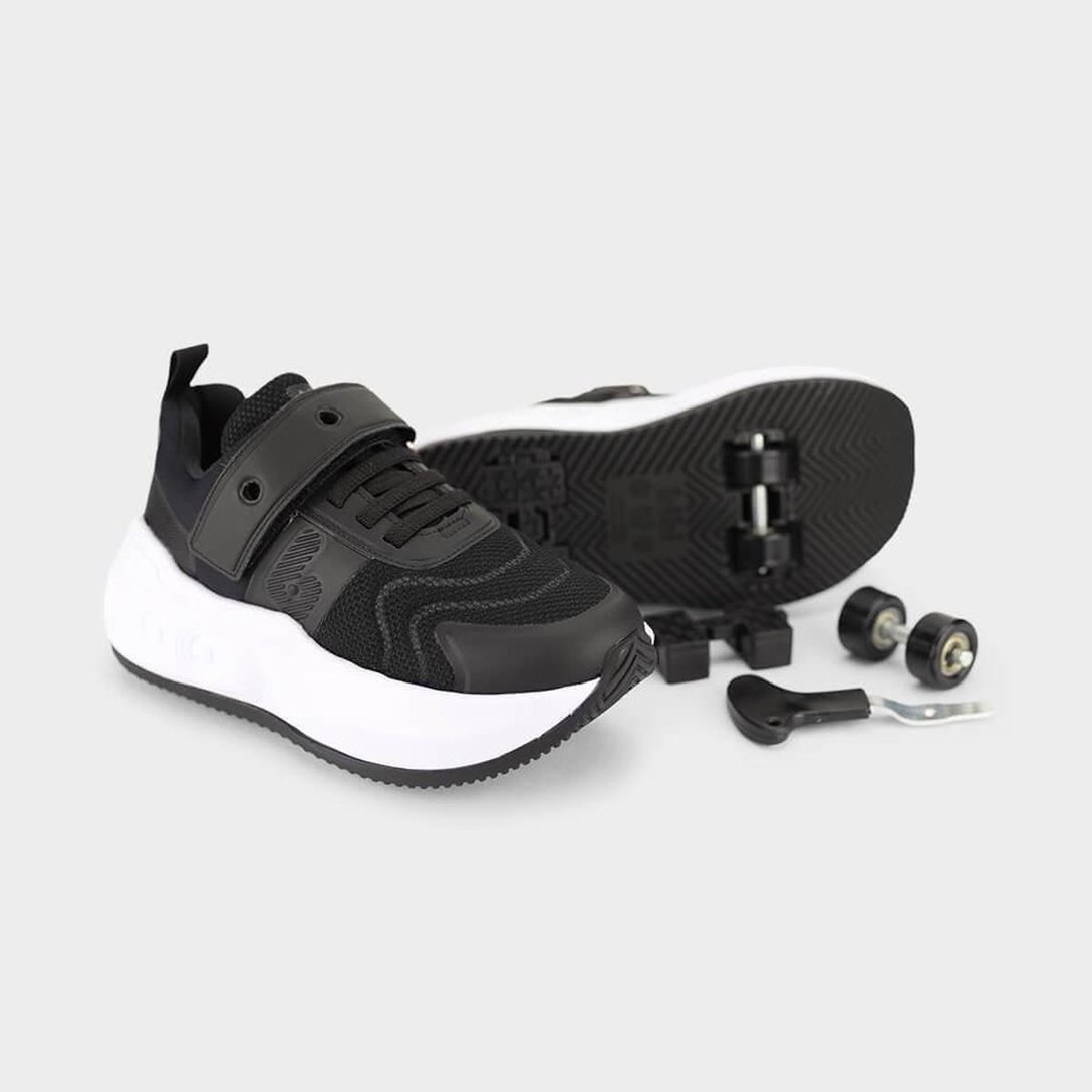 Tênis Infantil Bibi com Rodinhas Skatenis Preto - Preto | Netshoes