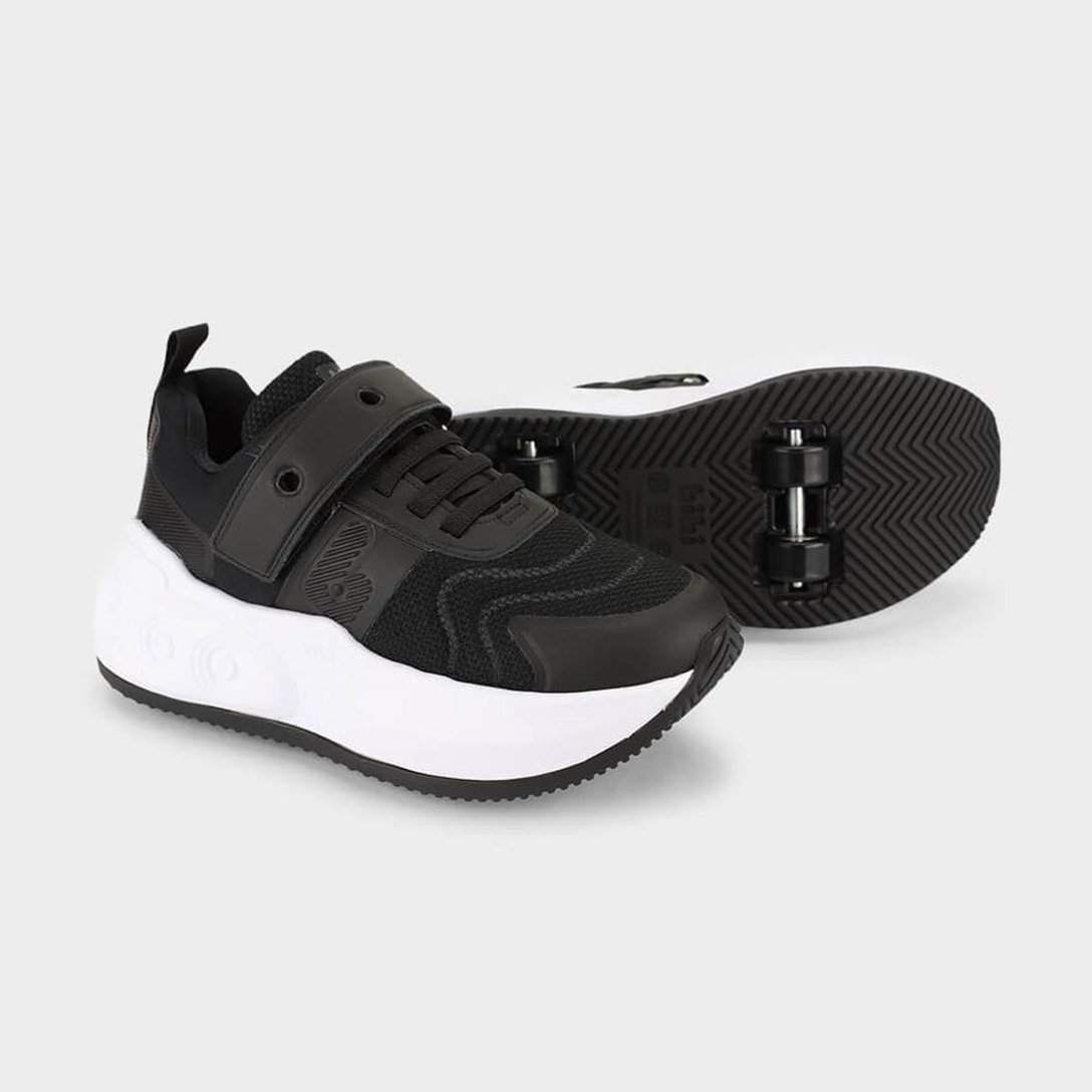 Tênis Infantil Bibi com Rodinhas Skatenis Preto - Preto | Netshoes