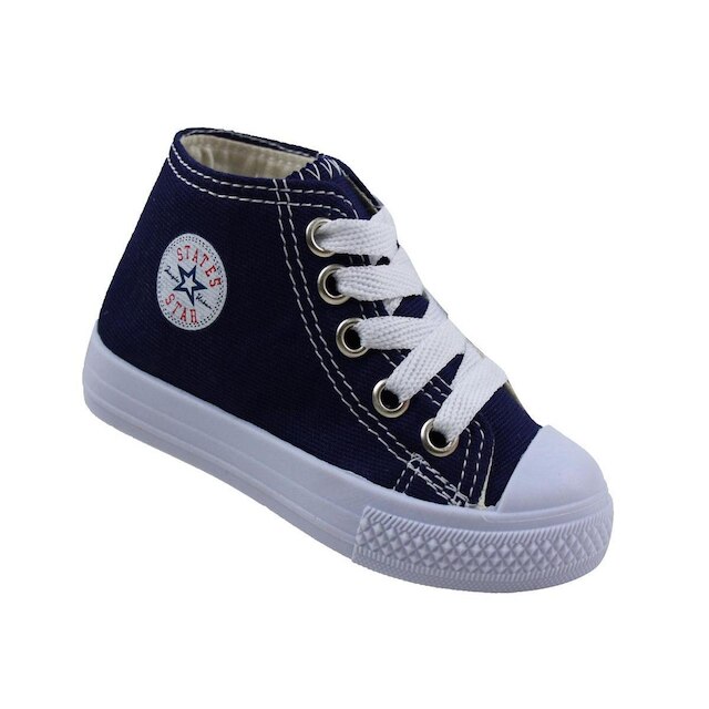 Tênis Infantil C/Alto Pingo Doce BOT R.B242 - Marinho | Netshoes