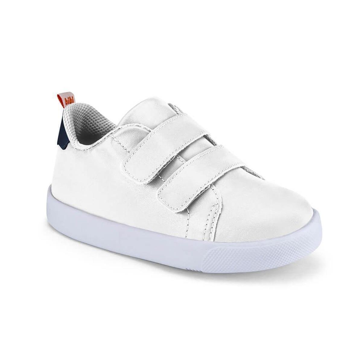 Tênis Infantil Menino Couro Branco Bibi Agility Mini 1202036 - Branco ...