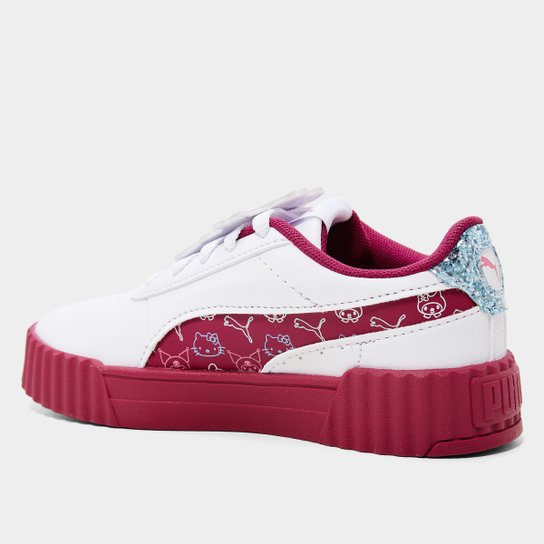 Tênis Infantil Puma Carina 3.0 Menina - Branco | Netshoes