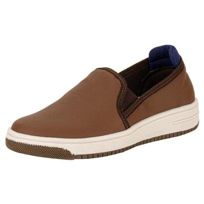 Tênis Infantil Slip On Funway Ffc32 - Café | Netshoes
