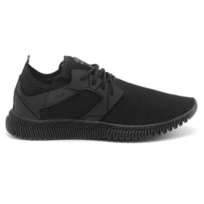 Tênis Ivan Running Caminhada Leve Masculino - Preto | Netshoes