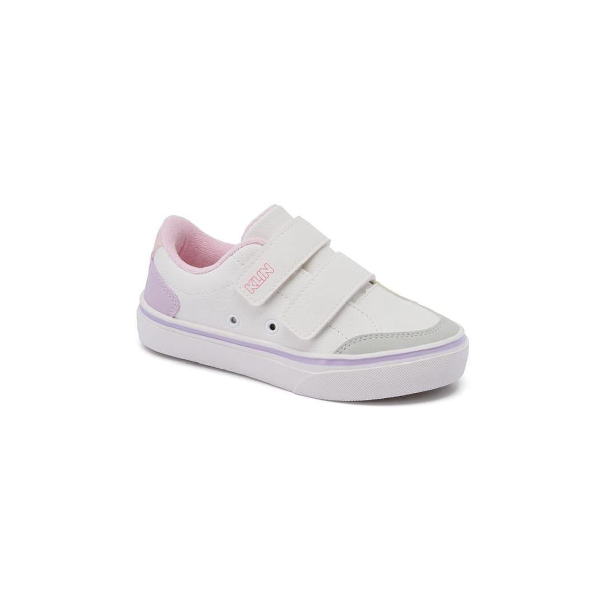 Tenis Klin Freestyle Mini Menina - Branco | Netshoes