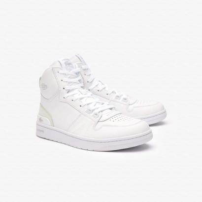 Tênis Lacoste Mid com Logo em Relevo Masculino - Branco | Netshoes