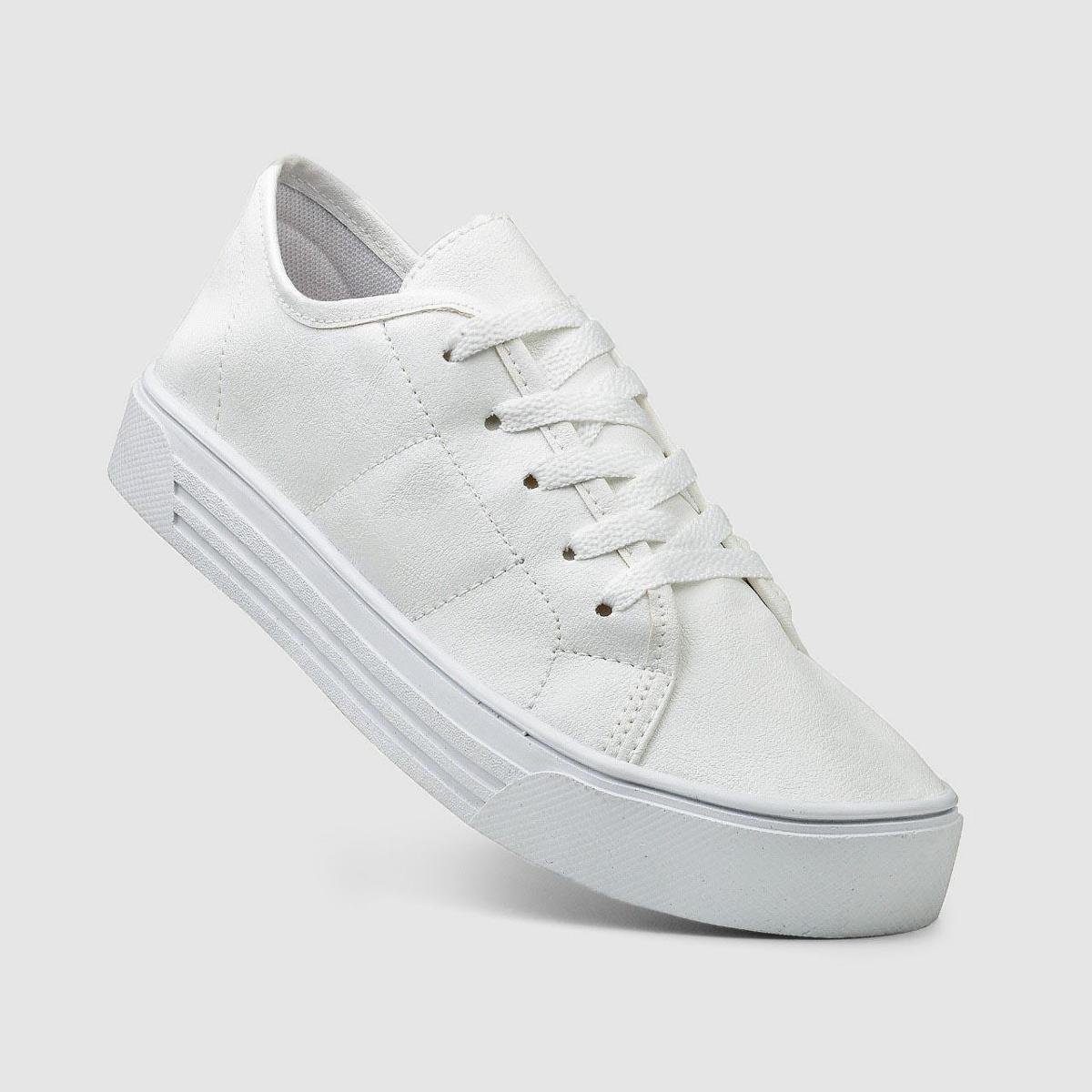 Tênis Lua Duda Casual Feminino - Branco | Netshoes