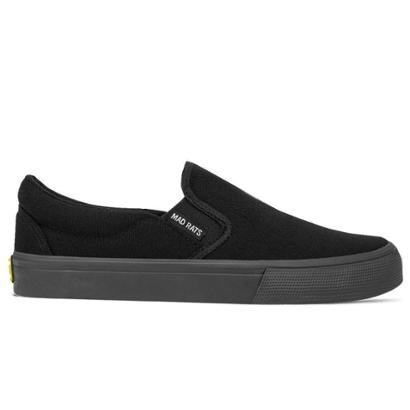 Tênis Mad Rats Lona Unissex Slip On Black - Preto | Netshoes