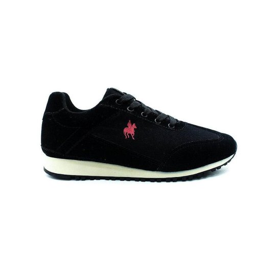 Tênis Masculino Black Horse Polo Farm - Preto - Preto | Netshoes