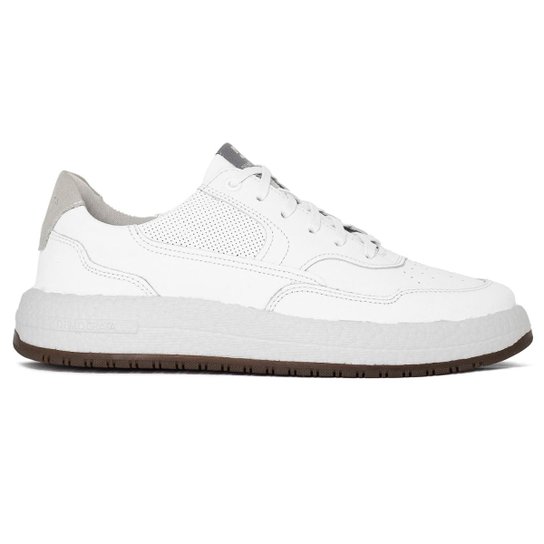 Tênis Masculino Democrata Denim Drake Pulse Couro Cadarço Confortável ...