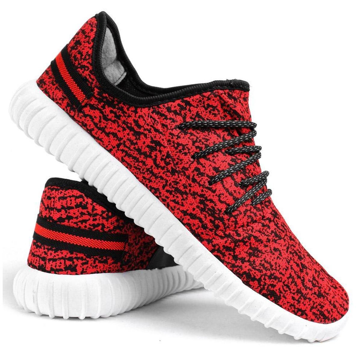 Tênis Masculino Easy Conforto - Vermelho | Netshoes