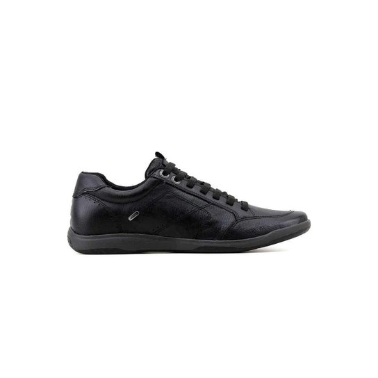 Tênis Masculino Ferricelli Casual Sportage Couro Preto - Preto | Netshoes