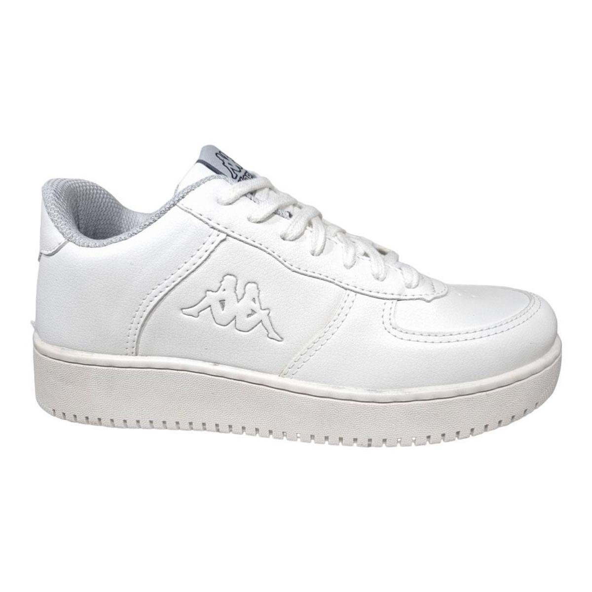 Tenis Masculino Kappa Logo Bari - Branco | Netshoes