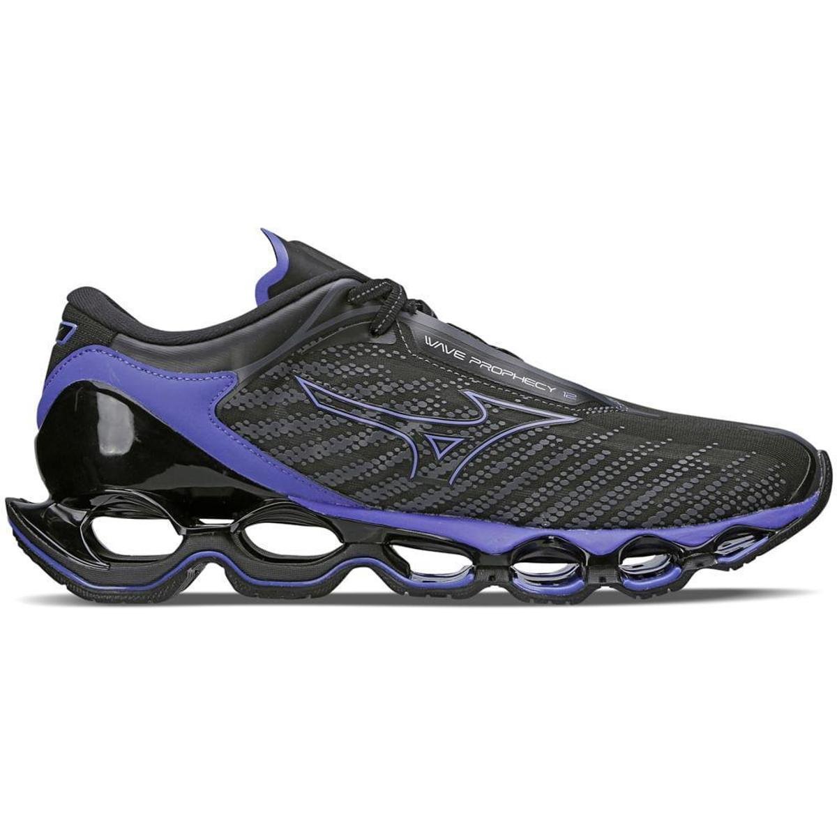 Tênis Masculino Mizuno Wave Prophecy 12 - Preto | Netshoes