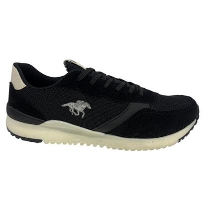 Tênis Masculino Polo Horse Preto - Ultra Conforto - Preto | Netshoes