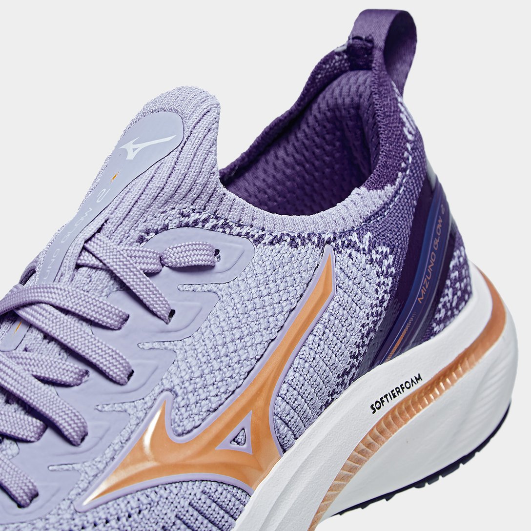 Tênis Mizuno Glow 2 Feminino - Lilás | Netshoes