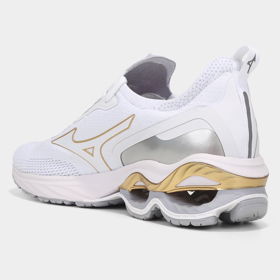 Tênis Mizuno Wave Invictus 4 - Branco | Netshoes