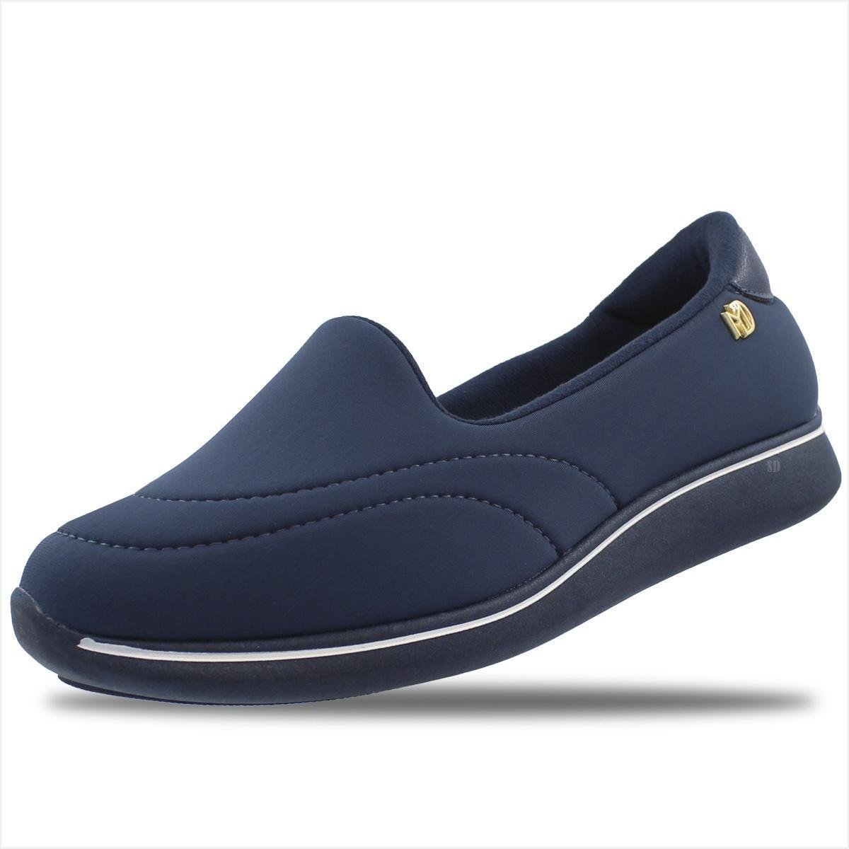 Tênis Modare Feminino Slip On Linha Ultraconforto - Marinho | Netshoes