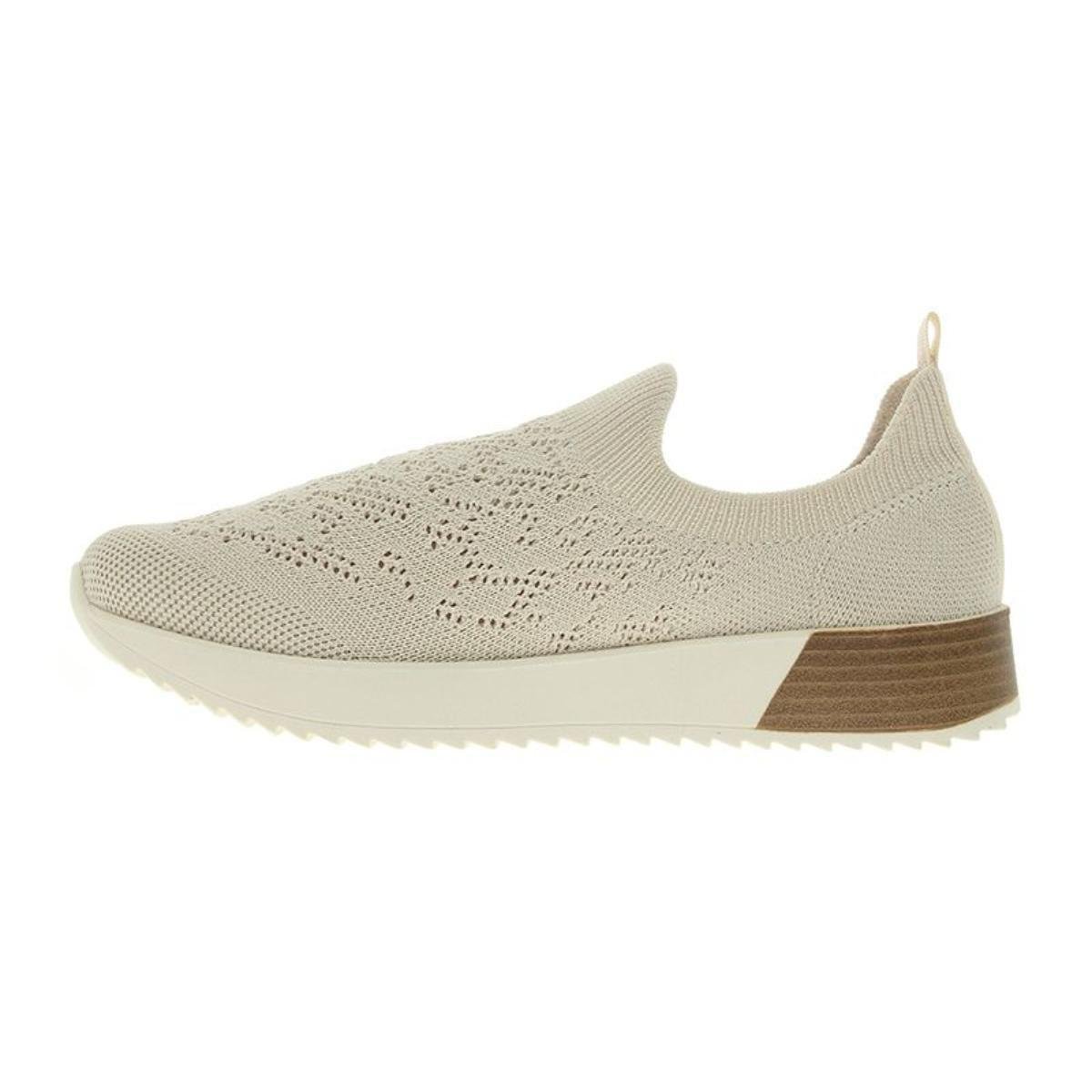 Tenis Modare Ultraconforto 7345.133 Knit Feminino - Bege | Netshoes