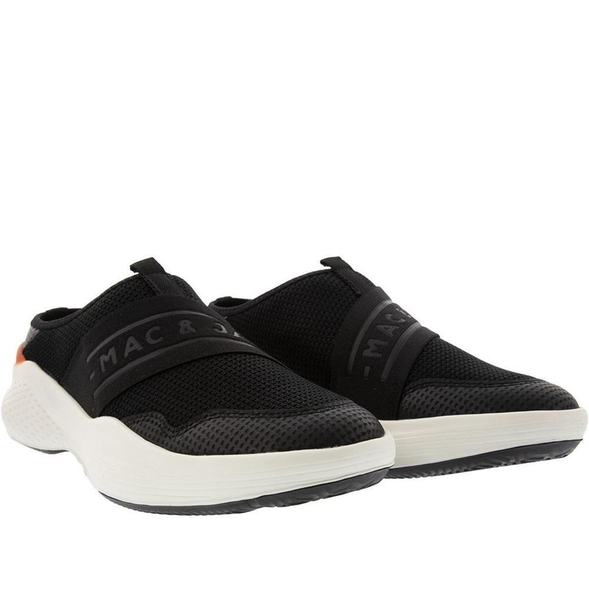 Tênis Mule Mac & Jac Casual Tecido Preto - 40 - Preto | Netshoes