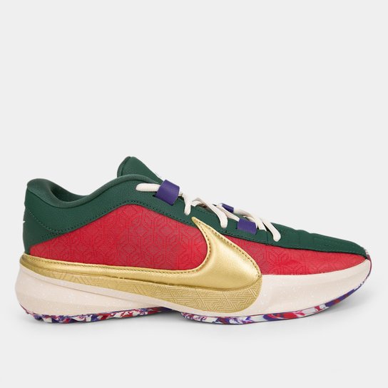 Tênis NBA Nike Zoom Freak 5 Masculino - Vermelho | Netshoes