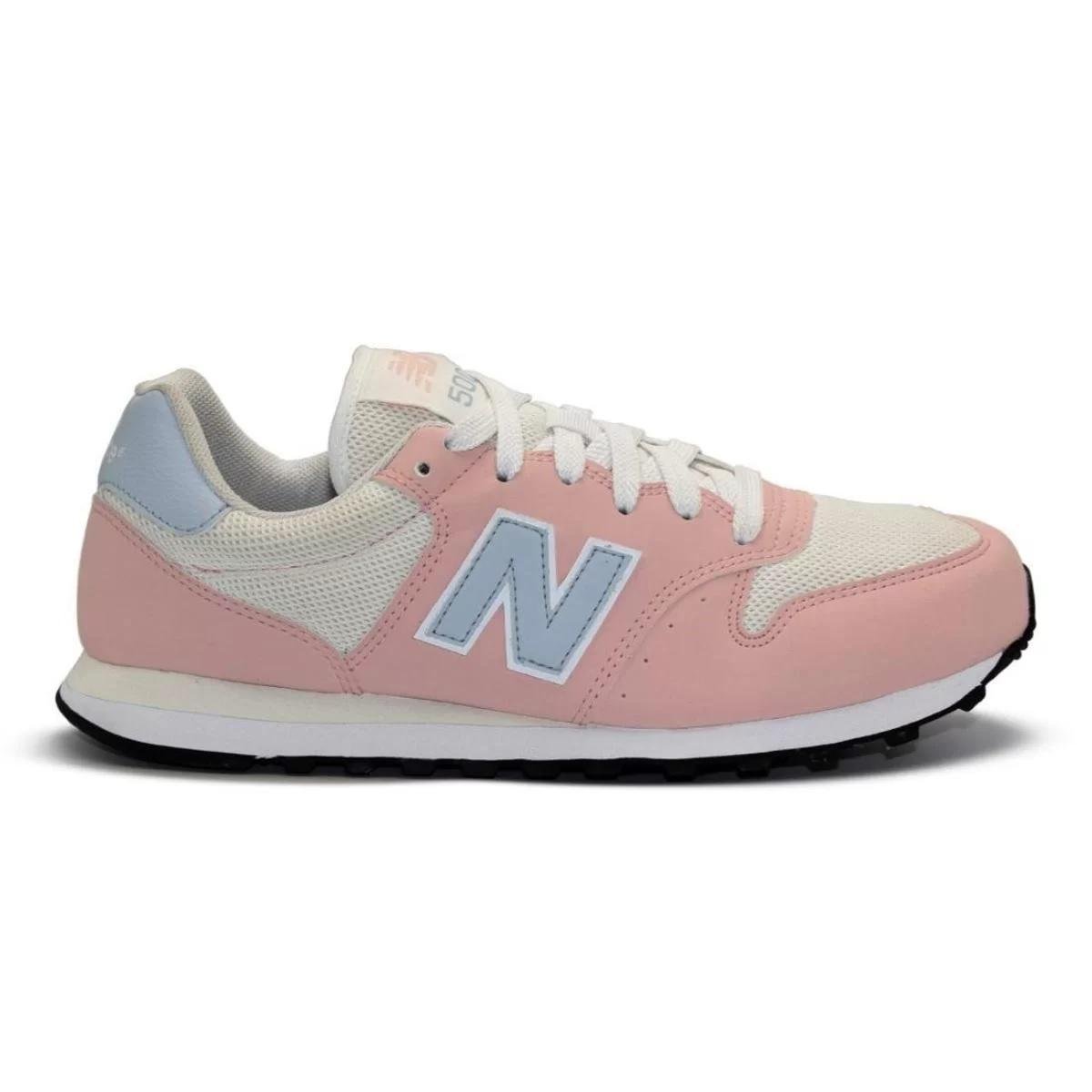Tênis New Balance 500 V2 - Feminino - Rosa e Azul - Rosa | Netshoes