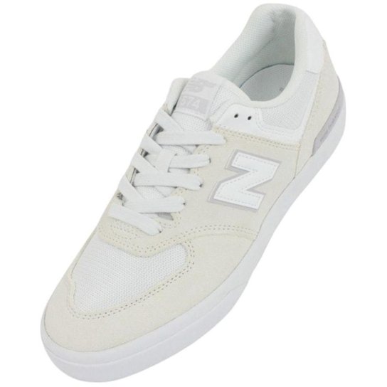Tênis New Balance NB Numeric 574 Vulc Light Beige - Bege | Netshoes