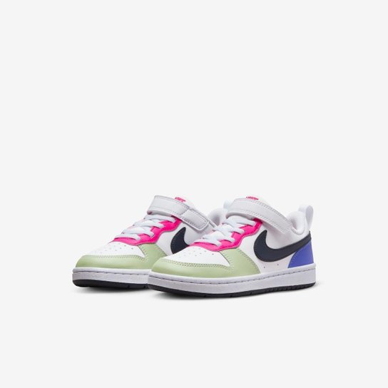 Tênis Nike Court Borough Low Recraft Infantil - Branco | Netshoes