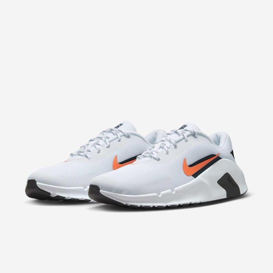 Tênis Nike Flex Train Masculino - Branco+Laranja | Netshoes