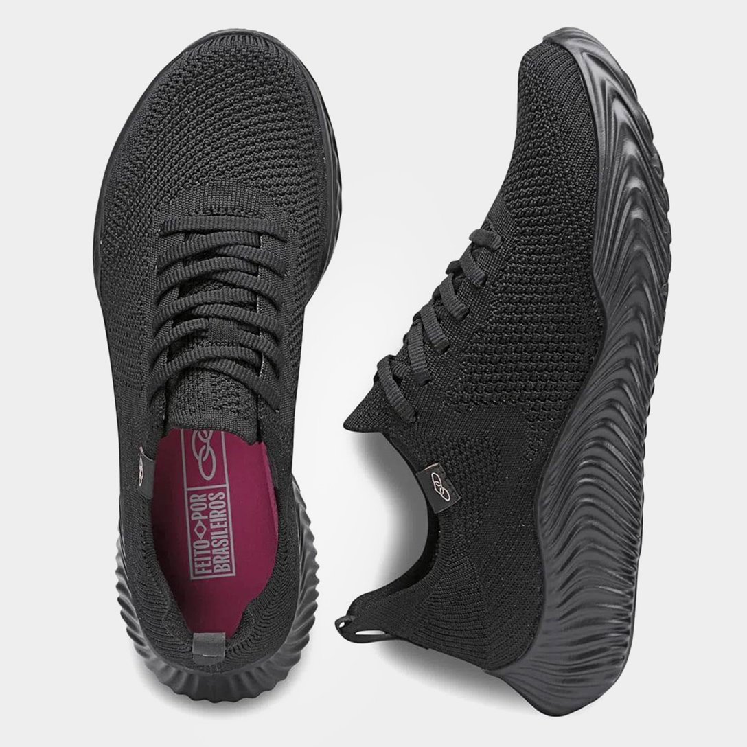 Tênis Olympikus 146G Ultraleve Feminino - Preto | Netshoes