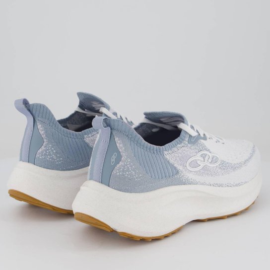 Tênis Olympikus Marez Branco e Azul Claro - Branco | Netshoes