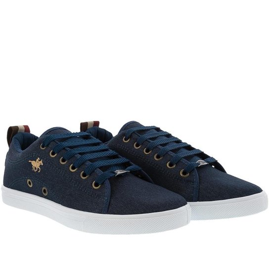 Tênis Polo Energy Casual Tecido Masculino - Azul | Netshoes