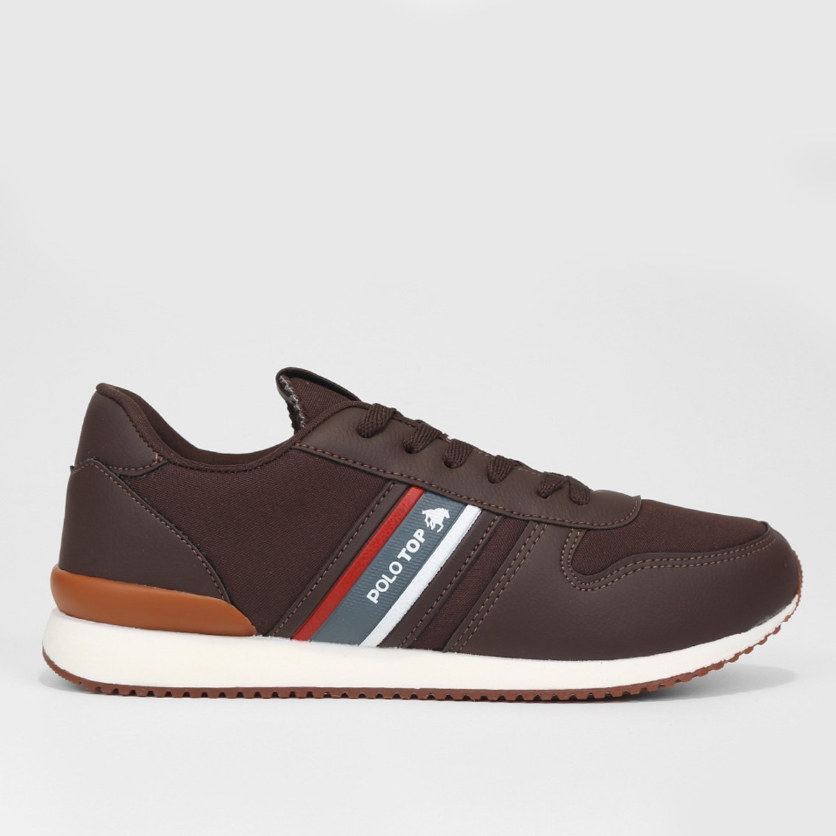 Tênis Polo Malibu Top Masculino - Café | Netshoes
