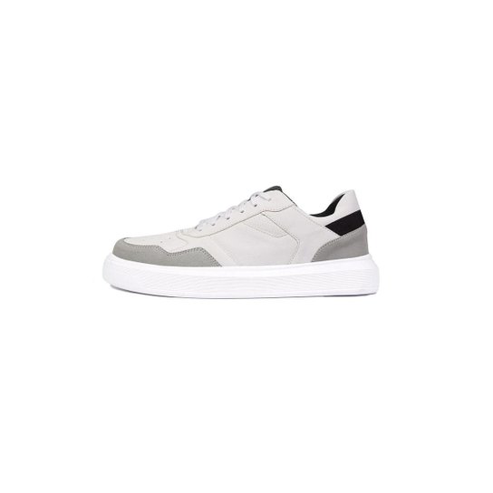 Tênis Polo Wear Recortes Masculino - Branco | Netshoes