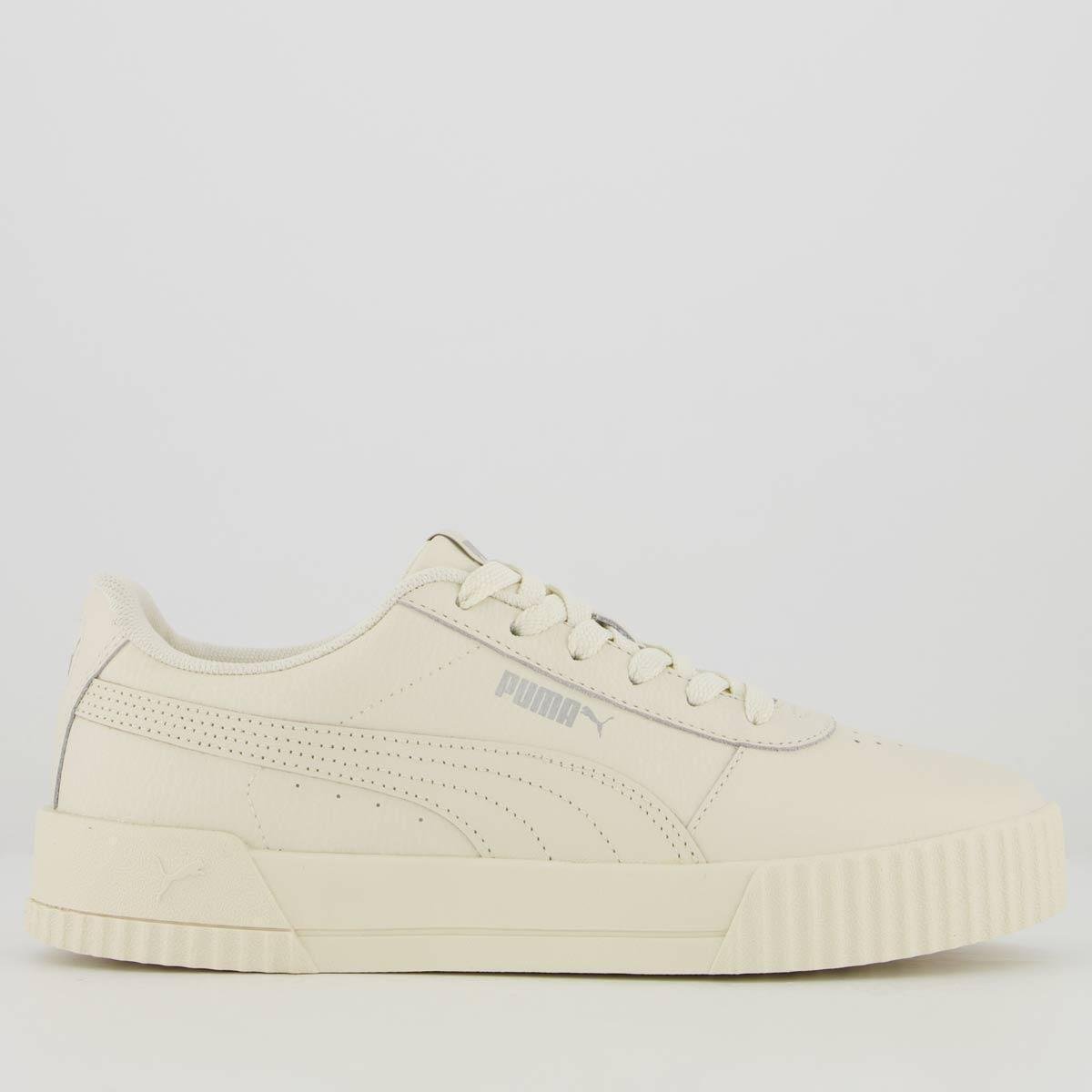 Tênis Puma Carina BDP Feminino Bege - Bege | Netshoes