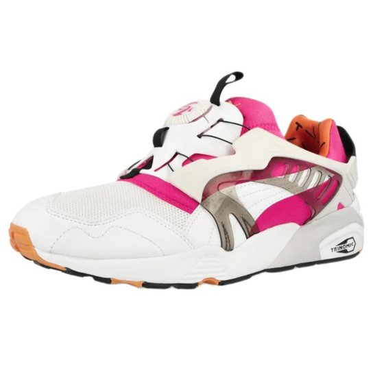 Tênis Puma Disc Blaze OG Branco e Rosa - Branco | Netshoes