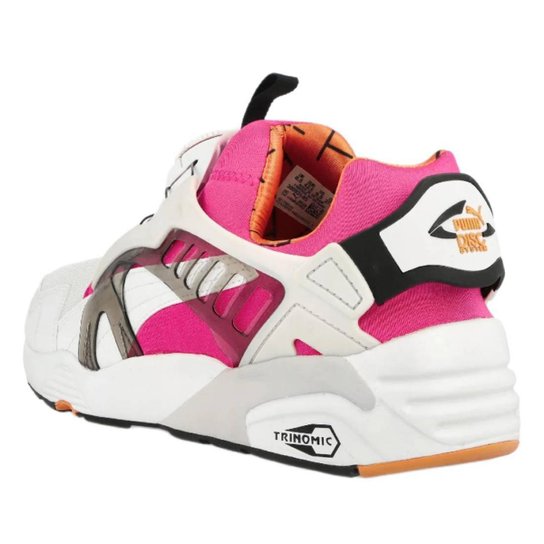 Tênis Puma Disc Blaze OG Branco e Rosa - Branco | Netshoes