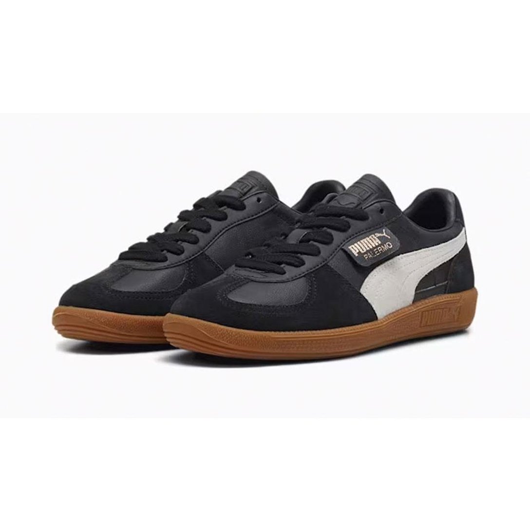 Tenis Puma Palermo Lth Preto - Preto | Netshoes